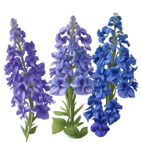 Premium Vector Delphinium Elatum Close Up