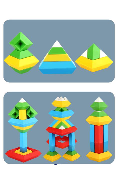 pyramid stack building blocks montessori australia