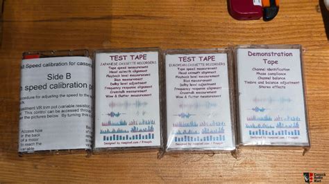 Cassette Deck Calibration Test Tapes For Sale Uk Audio Mart