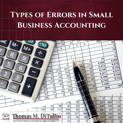 Common Accounting Errors For Small Businesses