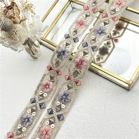 暖色系 インド刺繍リボン専門店rino Ribbon