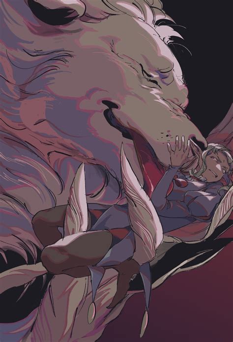 Winged Lion And Thistle Dungeon Meshi Drawn By Udohepu Danbooru