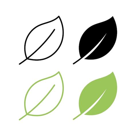 Premium Vector Leaf Multiple Styles