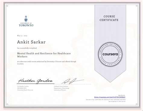 Ankit Kumar Sarkar On Linkedin Mentalhealth Healthcare Moocs Certification