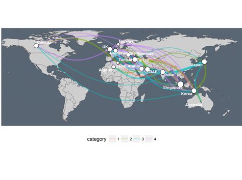 Three Ways Of Visualizing A Graph On A Map R Bloggers