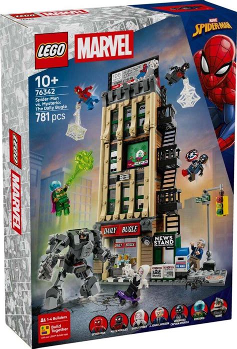Lego® 76342 Marvel Spider Man Vs Mysterio The Daily Bugle Build And