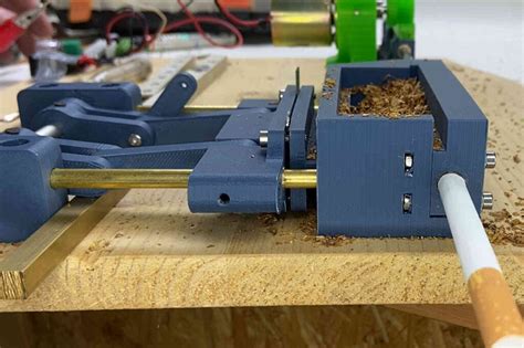 3d Printed Cigarette Stuffing Machine With Arduino Fraensengineering