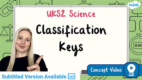 Classification Keys Uks2 Science Concept Video