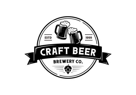 Vintage Brewery Logo 74 Vintage Beer Logo High Res Illustrations