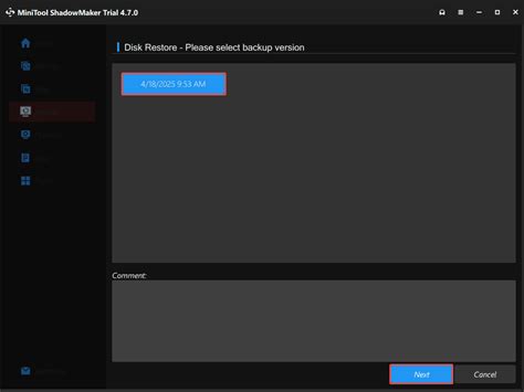 How To Restore System With A Backup In Minitool Shadowmaker Minitool