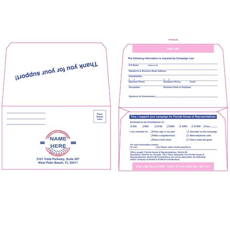 Fundraising Remittance Envelopes