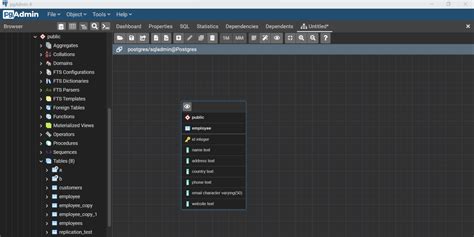 Data Modeling With Erd Features In Pgadmin