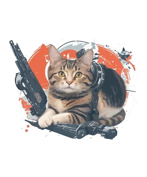 Commando Cat Vectors And Illustrations For Free Download Freepik