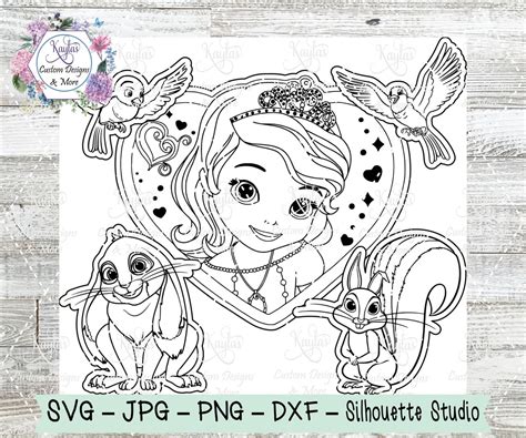 Sofia The First Burst Tumbler Template Digital Download