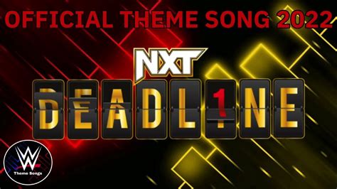 WWE NXT Deadline 2022 Official Theme Song - "Puppeteer" - YouTube