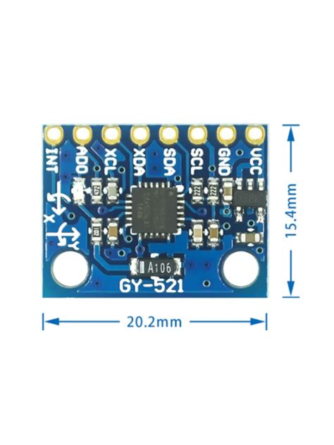 Модуль 3Х осевого гироскопа и акселерометра Gy 521 Arduino Mpu 6050 And Mpu6050 Ардуино купить с