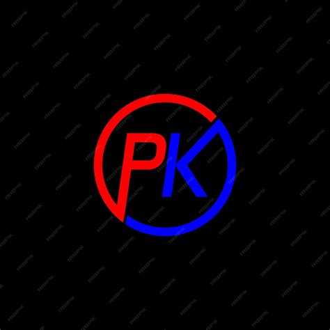 Premium Vector Pk Kp Abstract Letters Logo Monogram