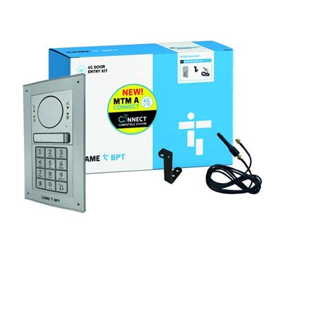 Bpt Mtm 4g Gsm Audio Intercom Kit With Keypad Intercom Mtmfka4g1 1 Button To 10 Button Kits