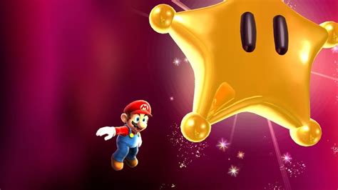 Mario Galaxy Stars Background