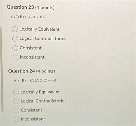 Logically Equivalent Logical Contradictories