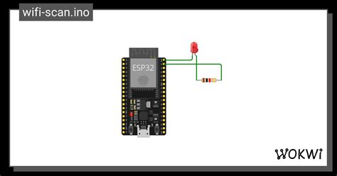 Wifi Scan Ino Copy Wokwi ESP32 STM32 Arduino Simulator