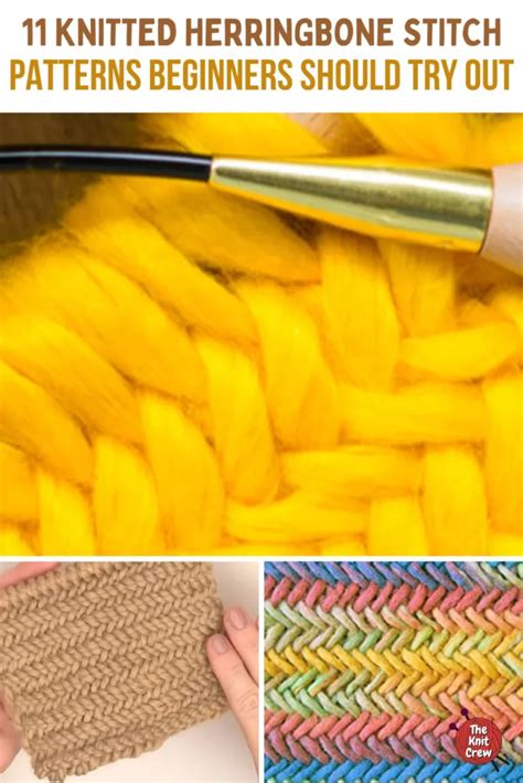 11 Knitted Herringbone Stitch Patterns Beginners Should Try Out The