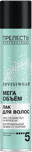 Лак для волос Прелесть Professional Invisiwear Экстремальный объем ...