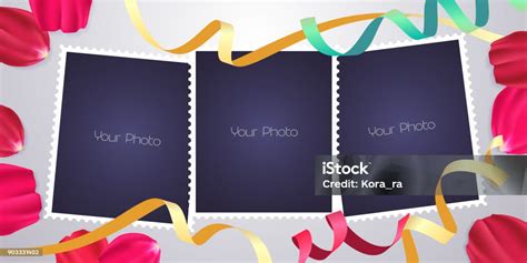 사진 프레임 또는 스크랩북 벡터 일러스트 레이 션의 콜라주 사진 예술 및 공예제품에 대한 스톡 벡터 아트 및 기타 이미지 사진 예술 및 공예제품 합성 이미지 합성사진