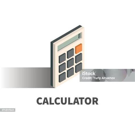 계산기 아이콘 벡터 기호 흰색 배경에 고립 된 아이소메트릭 3d 스타일 3차원 형태에 대한 스톡 벡터 아트 및 기타 이미지 3차원 형태 0명 개념 Istock