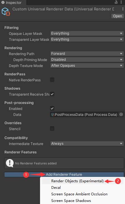 【unity3d】renderer feature简介 unity render feature csdn博客