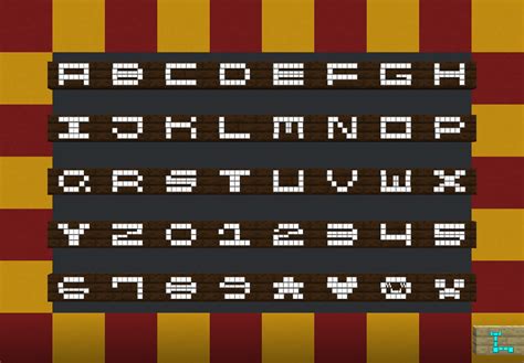 I Made A Site For Those Big Letter Ascii Signs Rminecraft