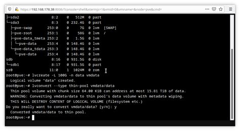 Proxmox Lvm Thin Backup Speicher Hinzufügen Technik Und Reviews