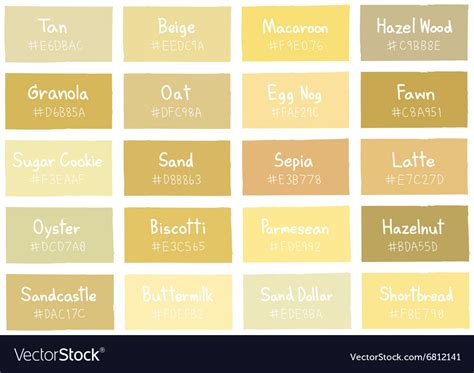 Tan Tone Color Shade Background With Code Vector Image