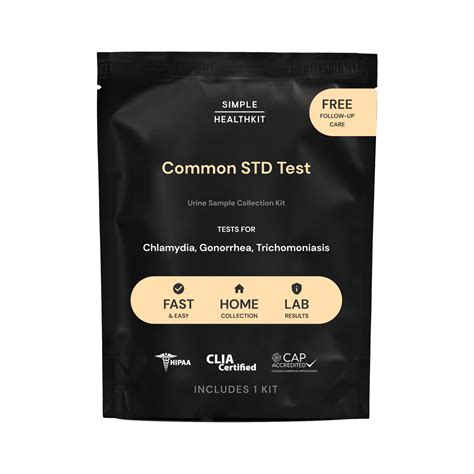 At Home Std Test Kit Trichomoniasis Gonorrhea And Chlamydia Test Simple Healthkit