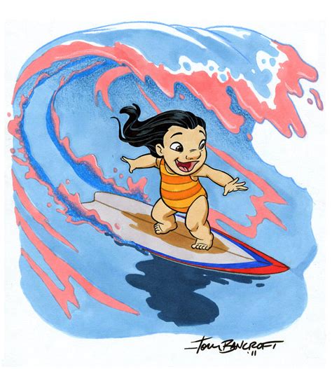 Lilo Surfing By Tombancroft On Deviantart