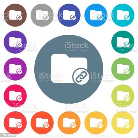 라운드 컬러 배경에 디렉터리 평면 흰색 첨부 파일 아이콘 데이터에 대한 스톡 벡터 아트 및 기타 이미지 데이터 만족한 배경 주제 Istock