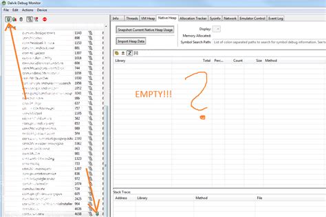 Android Native Heap Tracking Issue Native Heap Tab Is Empty