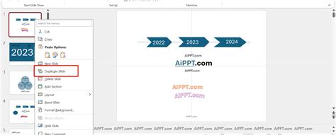 how to duplicate a slide in powerpoint