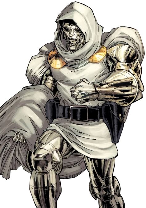 Dr Doom White Armor And Cloak From Future Foundation Dr Doom Without