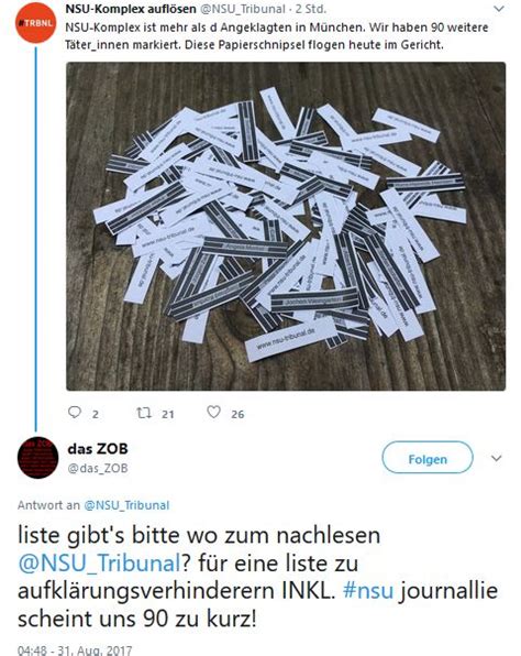 Baw Andre Eminger War Am Vormittag Des 4112011 In Der Wohnung In Zwickau Nsu Leaks