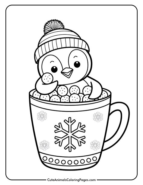 Coloring Pages Of Penguins