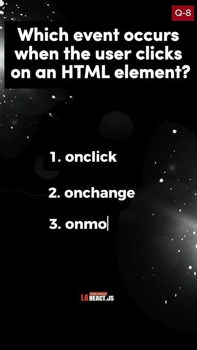 Understanding The Html Click Event Js Quiz Shortsviral Shorts