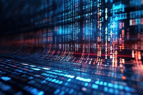 Png Futuristic Digital Binary Code Free Png Rawpixel