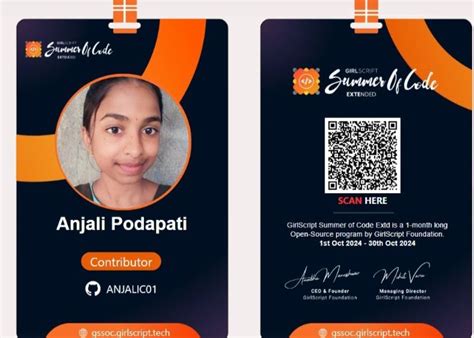 Anjali Podapati On Linkedin Gssoc Gssoc