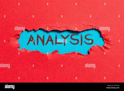 Conceptual Display Analysis Business Overview Process Of Breaking Complex Topic Or Substance
