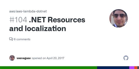 Net Resources And Localization · Issue 104 · Awsaws Lambda Dotnet