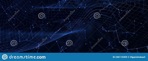 Technology Background Abstract Digital Combination Dots And Lines