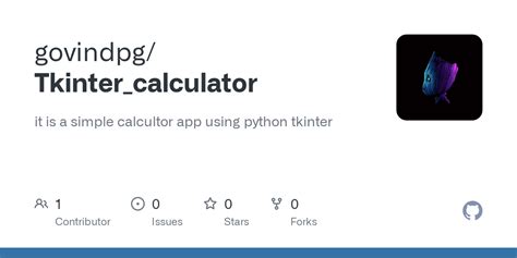 Github Govindpgtkintercalculator It Is A Simple Calcultor App