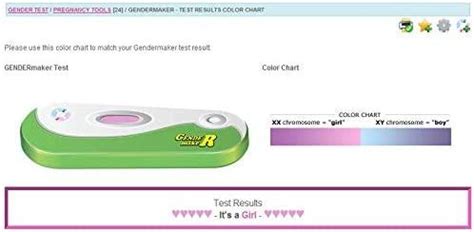 Gender Predictor Test Kit By GENDERmaker Babe Or Girl At Home Early Pregnancy Gender Test
