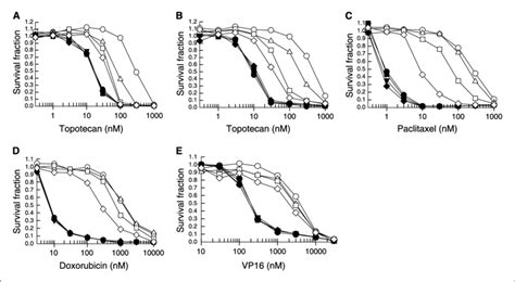 Representative Cytotoxicity Curves Of Chemosensitive And Chemoresistant